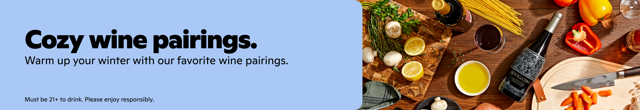 Cold Weather Favorite Wine Pairings Delivery | Cold Weather Favorite ...